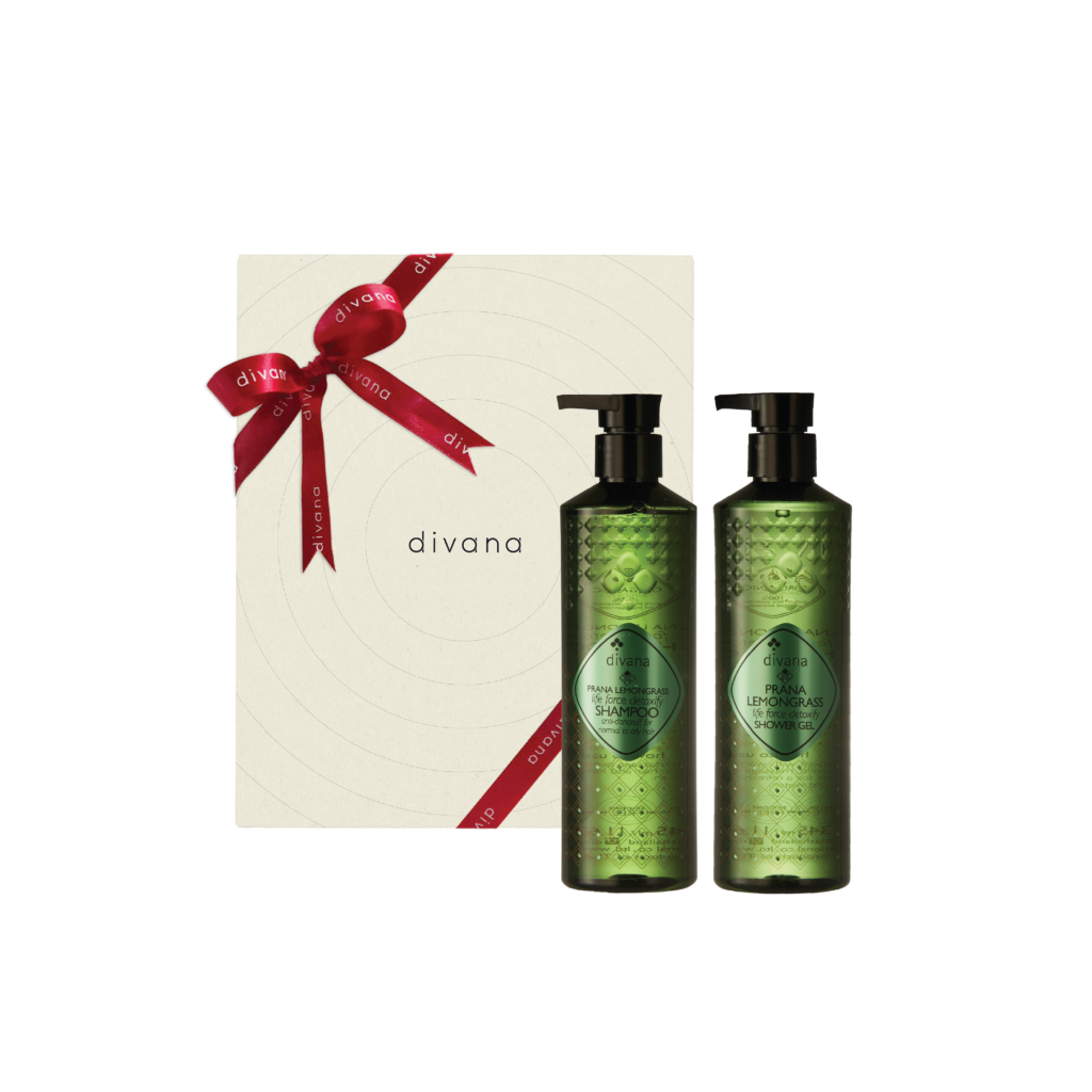 Set Hair & Body Bliss 330 ml. (Prana Lemongrass) - Divana Global